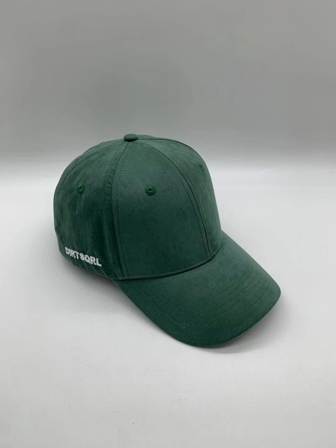 Forest Green Suede Snapback Hat